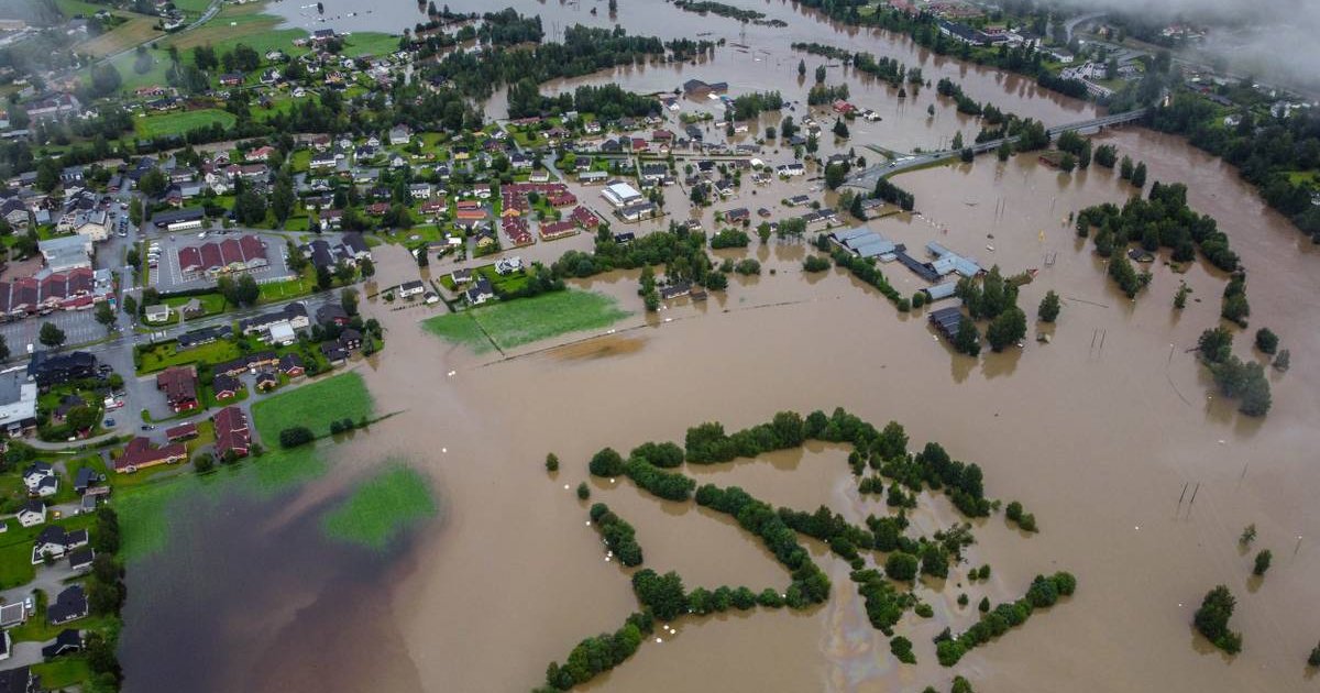 WARNING: Extreme weather «Hans» with heavy rainfall in Southern Norway